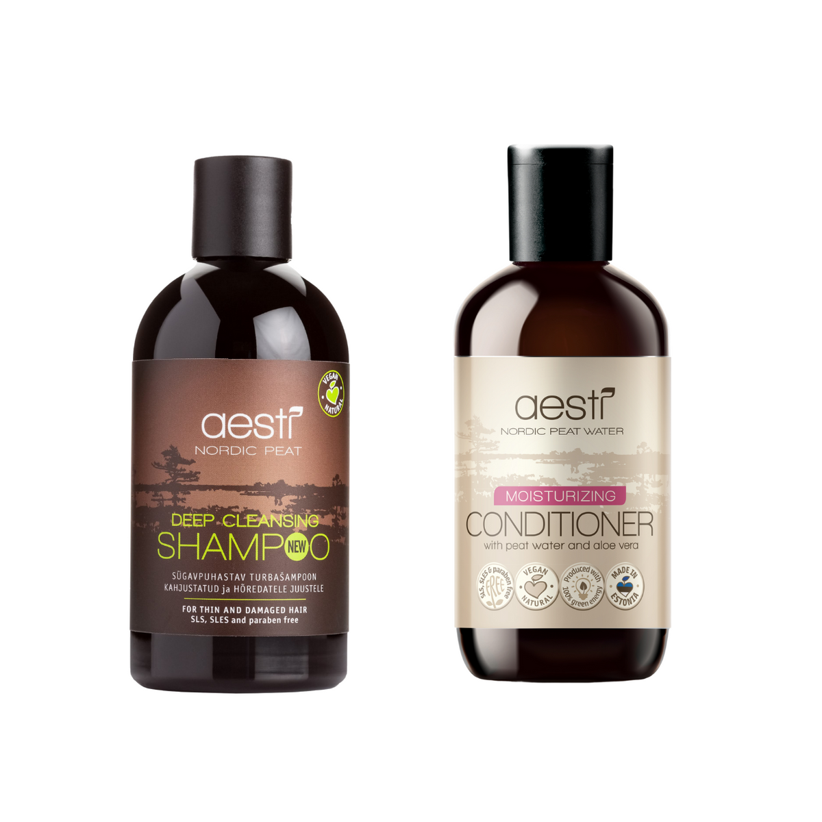シャンプー＆コンディショナーのセット【ディープクレンジング】 – aesti
